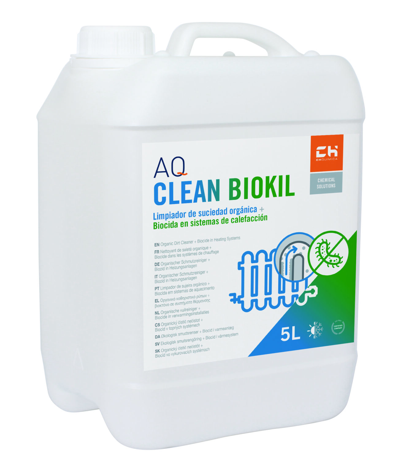 CH Quimica AQ Clean Biokil 5L - Gas Technic